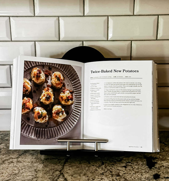 Personalized Black Cookbook Holder – Josephine Thomas Home