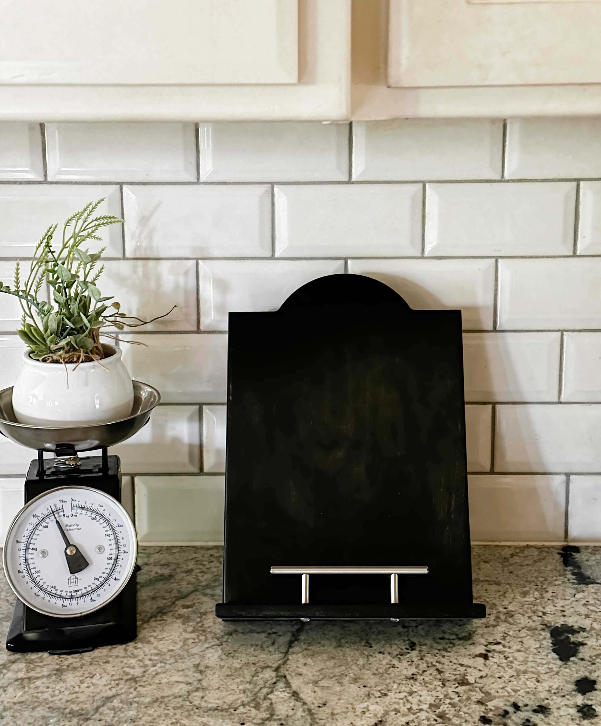 Clean and Simple Minimalist Black Cookbook Holder – Josephine Thomas Home