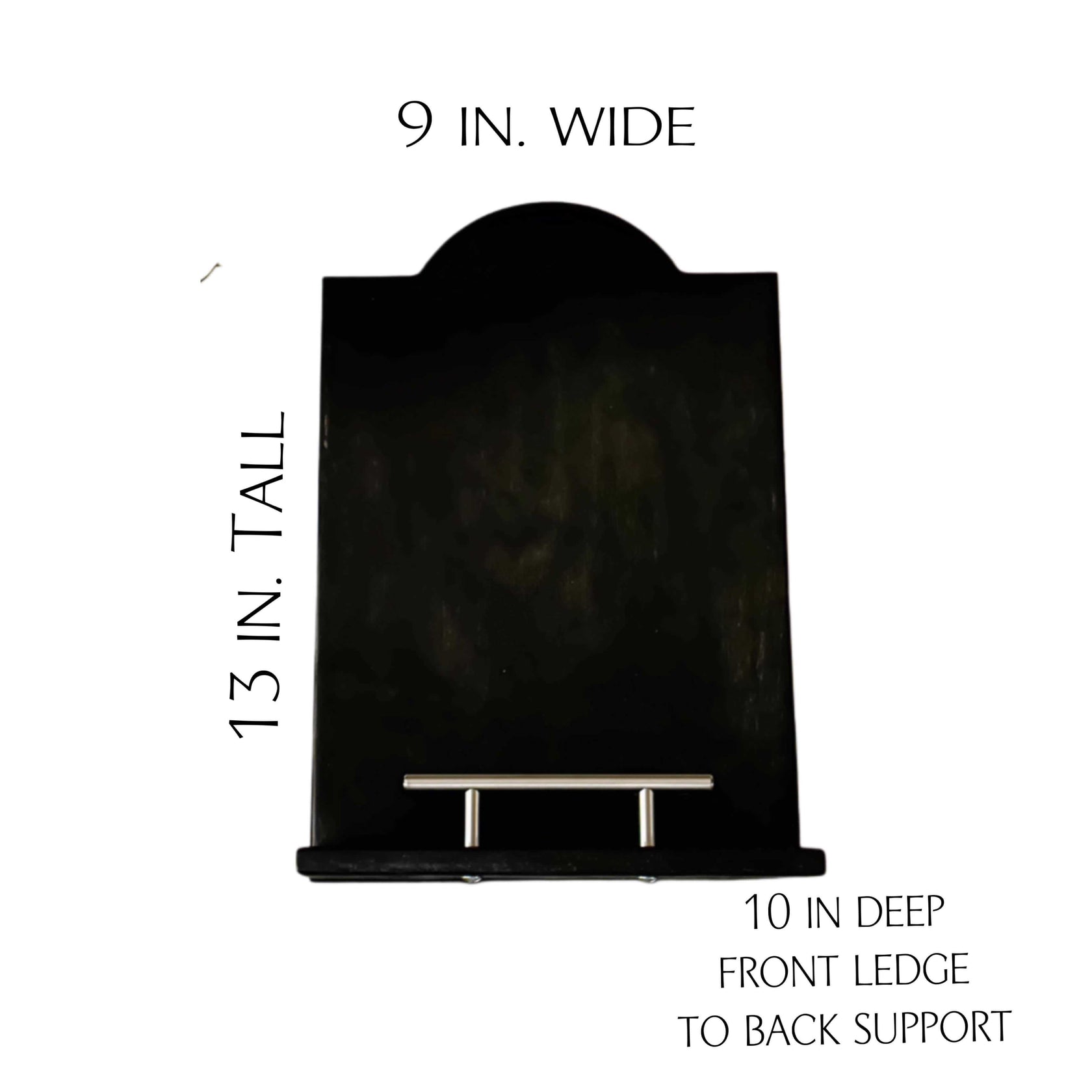 Clean and Simple Minimalist Black Cookbook Holder – Josephine Thomas Home