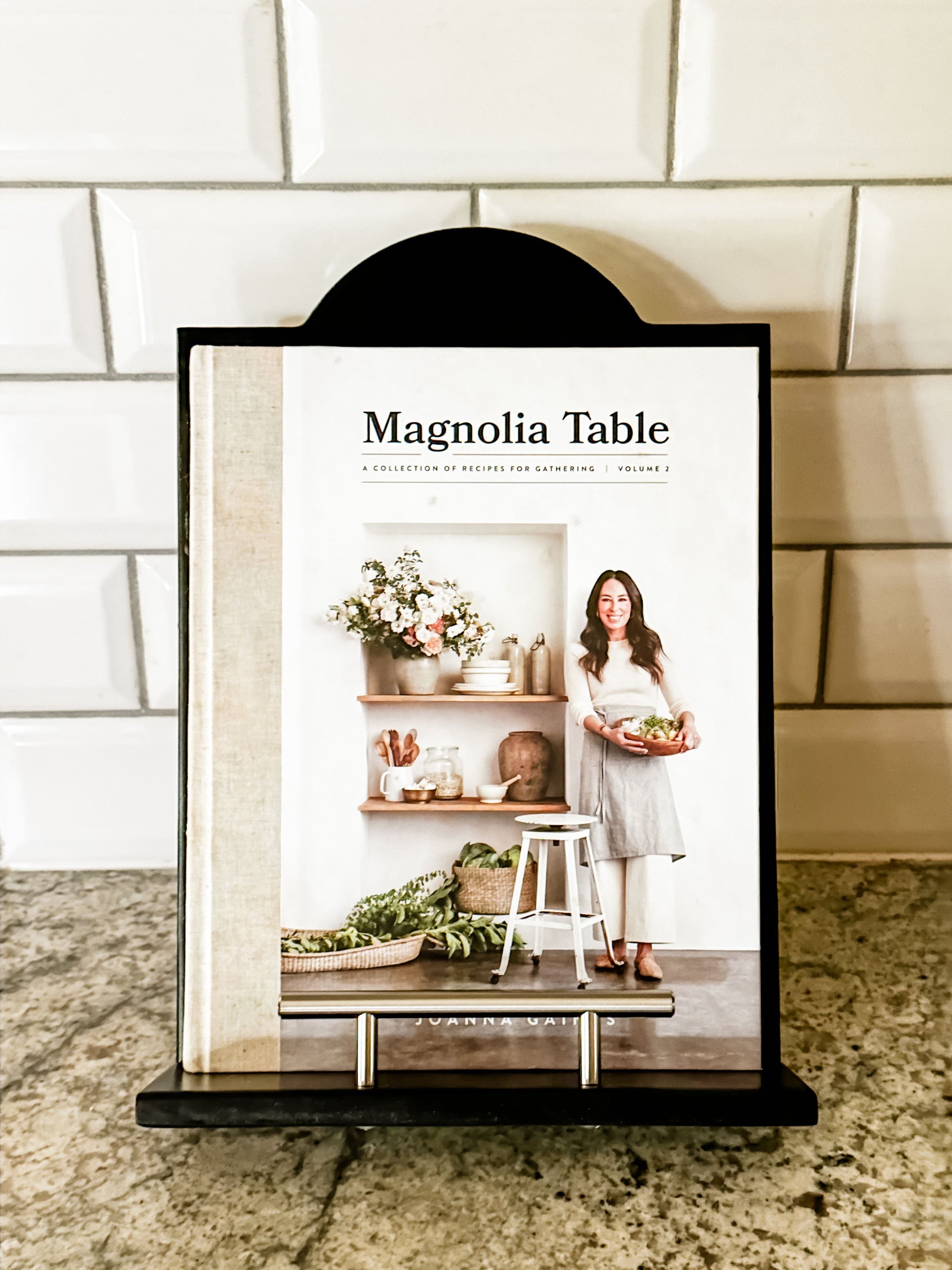 Clean and Simple Minimalist Black Cookbook Holder – Josephine Thomas Home