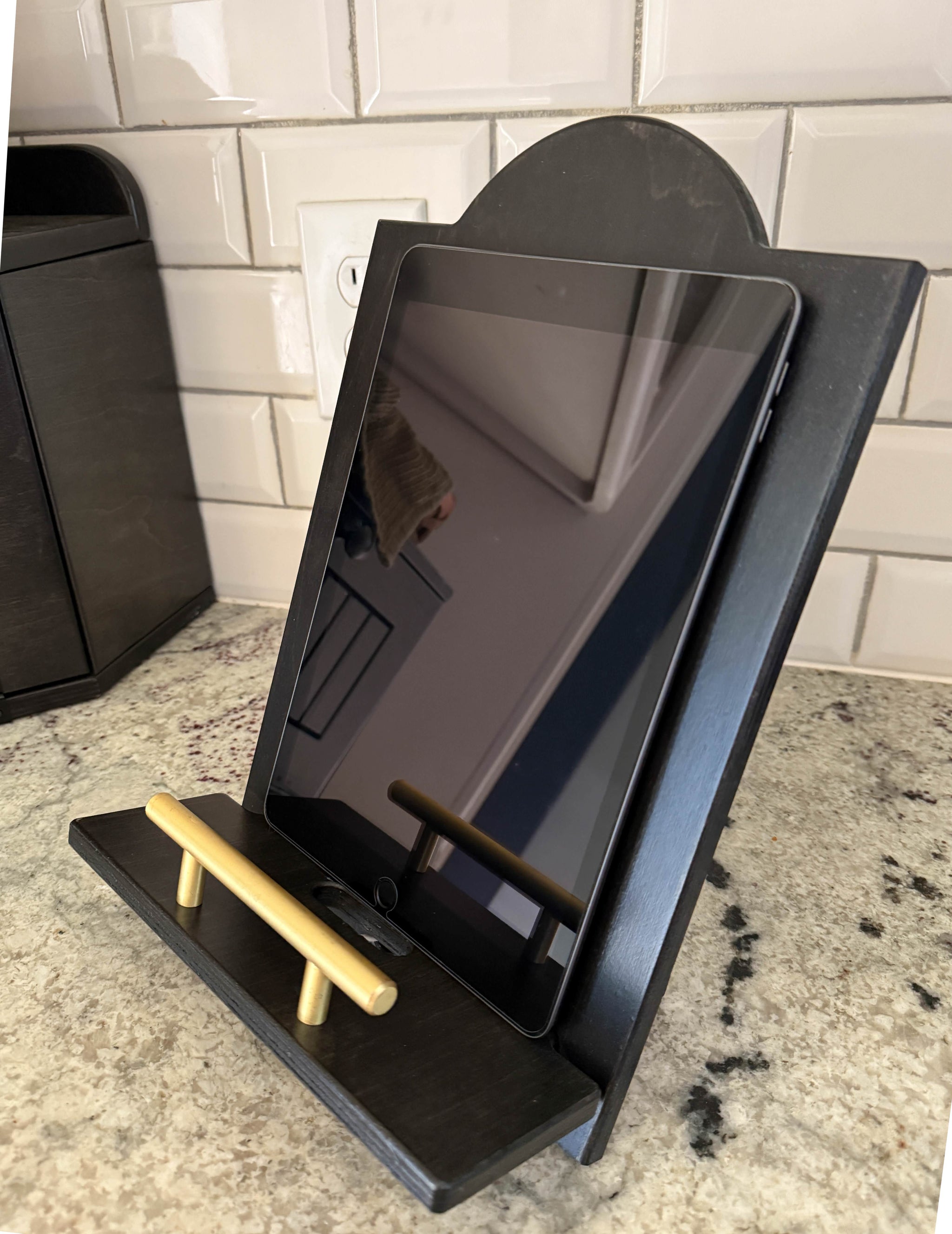 Personalized Black Cookbook Holder – Josephine Thomas Home