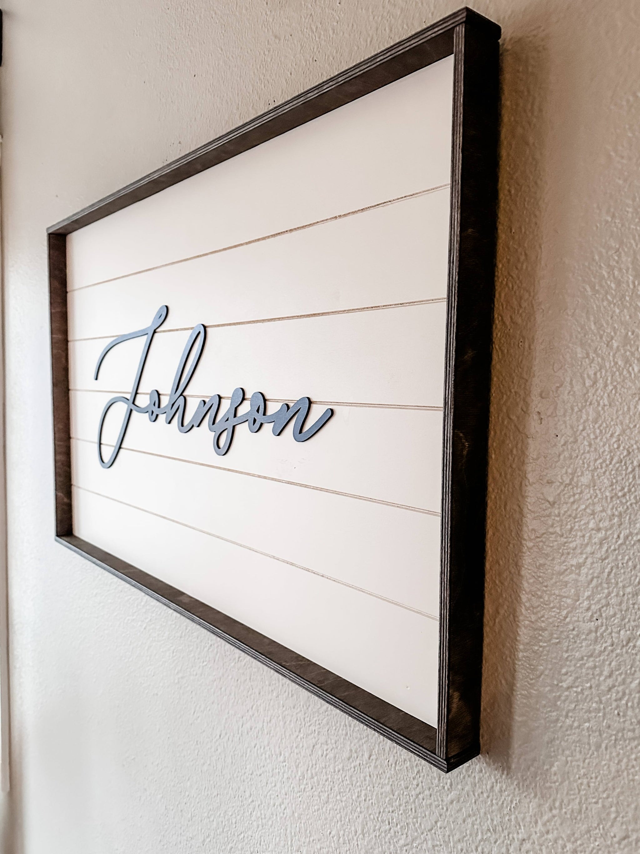 Personalized Family Name Wall Sign – Josephine Thomas Home